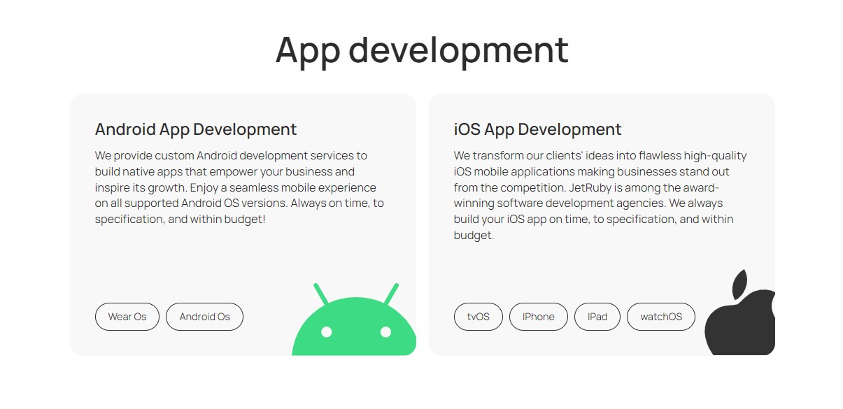 App development | Jetruby development company