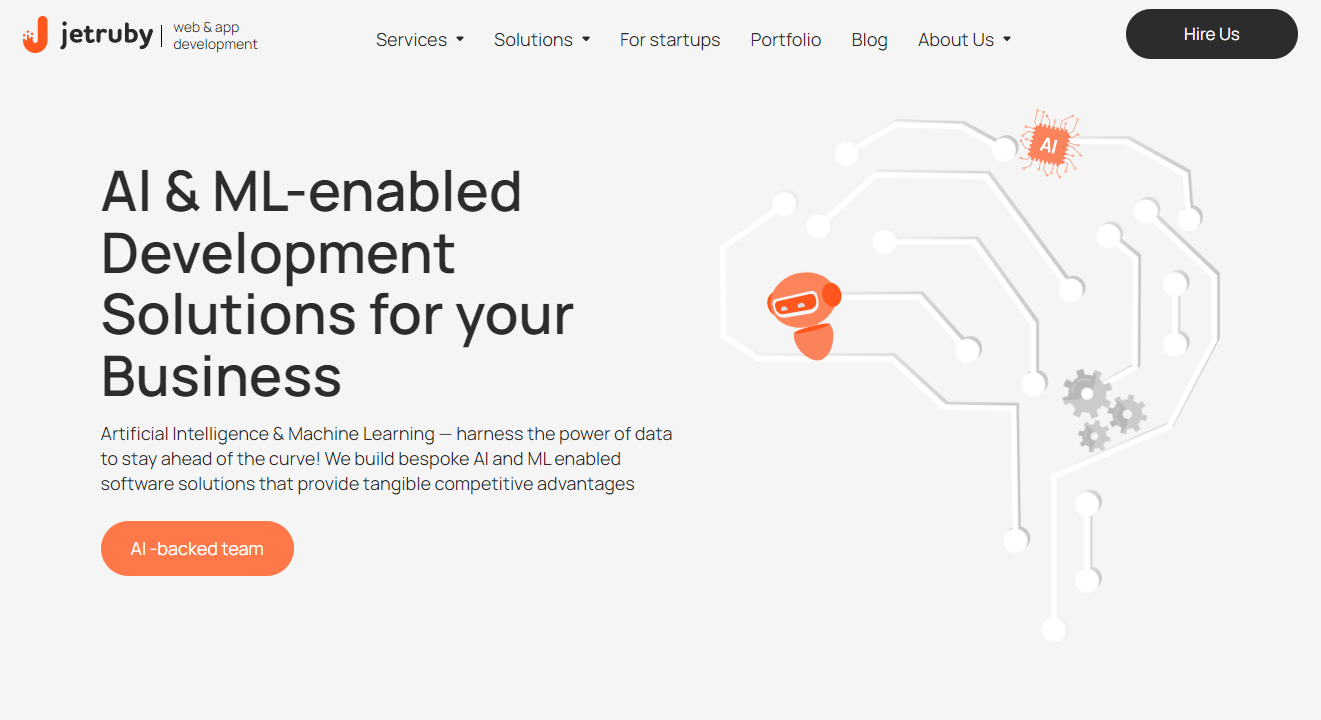 Al & ML-enabled Development Solutions for your Business | Jetruby development company