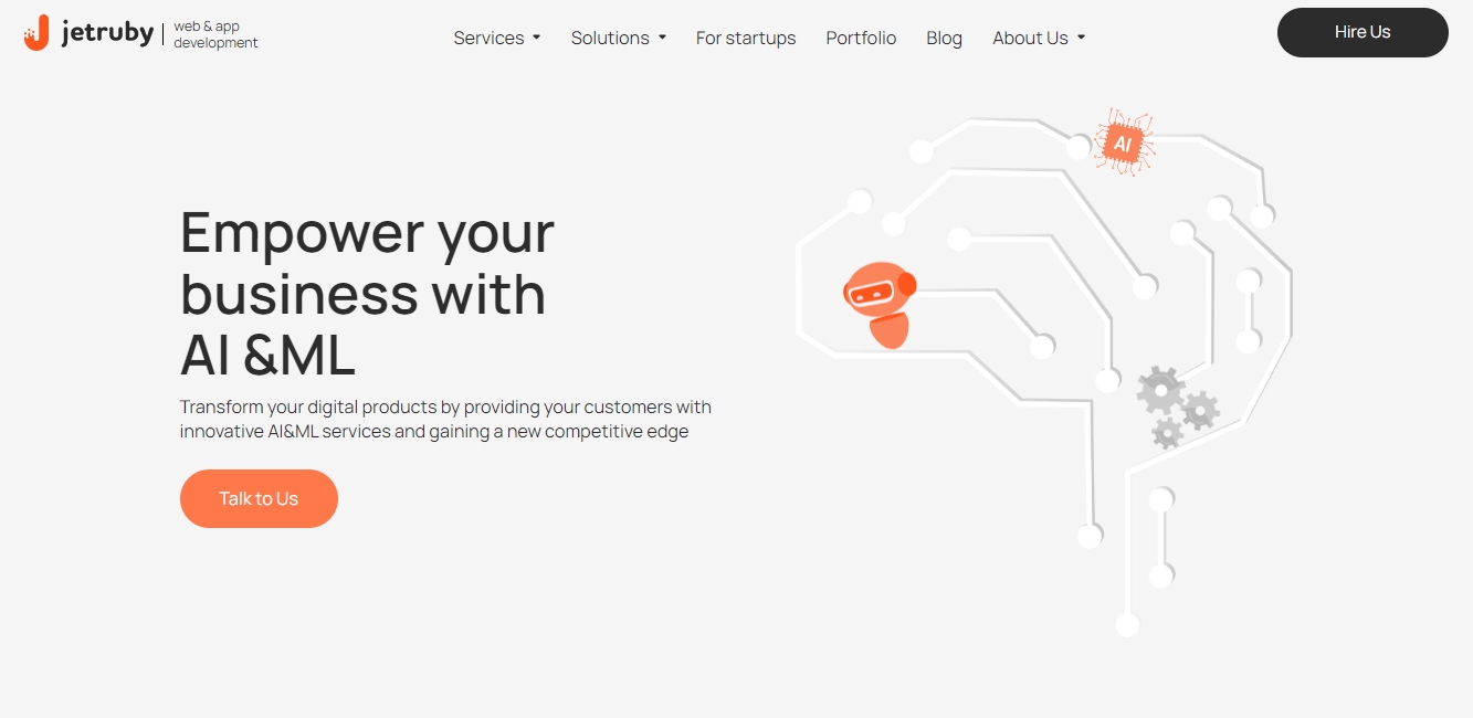 Top Al & ML development company development