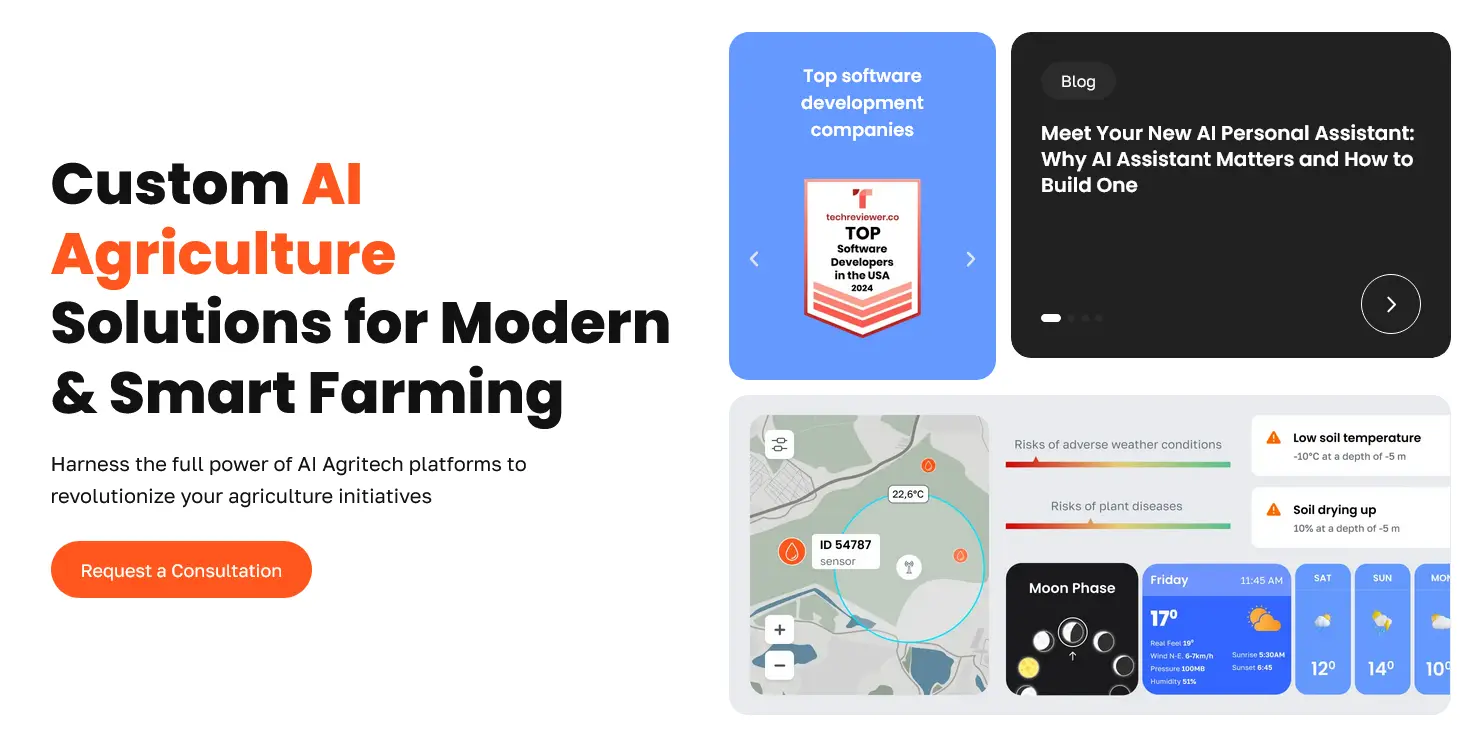 Custom AI Agriculture Solutions for Smart Farming
