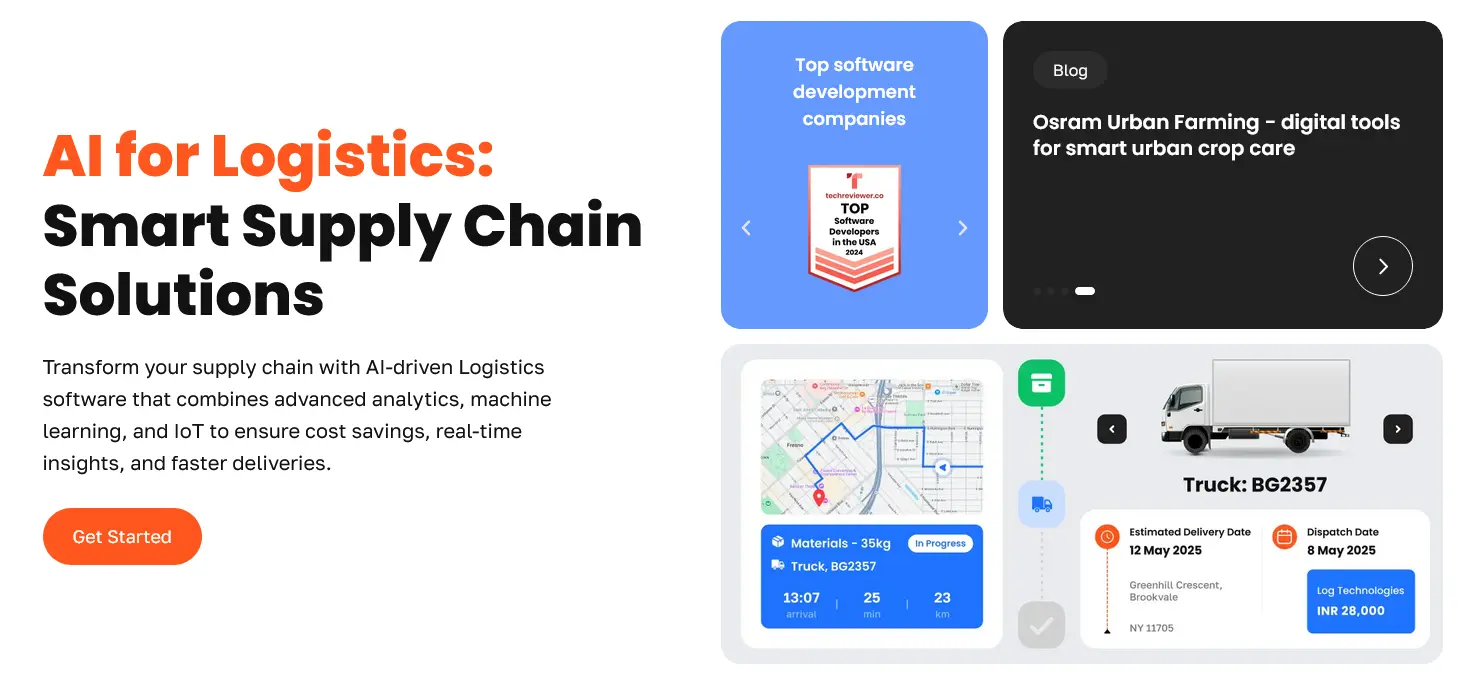 Custom AI in Logistics Software Development Company